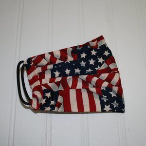 Hand Crafted | Accessories | Handmade American Flag Fabric Face Mask ...